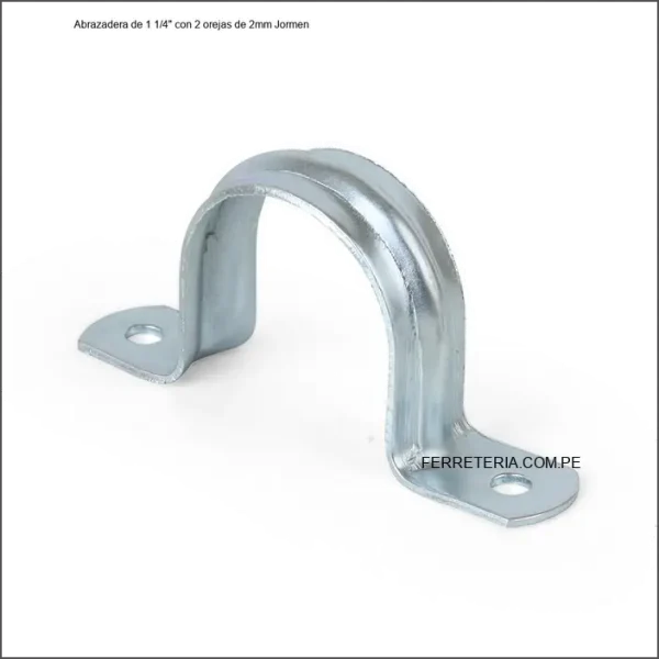 Abrazadera 1 1/4" con 2 Orejas 2mm Jormen - Firme y Duradera