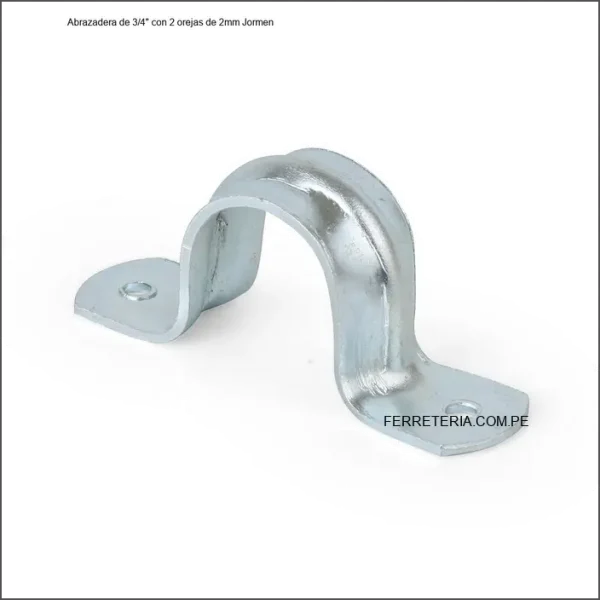 Abrazadera 3/4" con 2 Orejas 2mm Jormen - Sujeción Segura