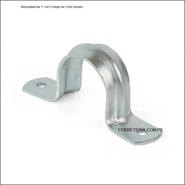 Abrazadera 1" con 2 Orejas 2 mm Jormen - Sujeción Segura