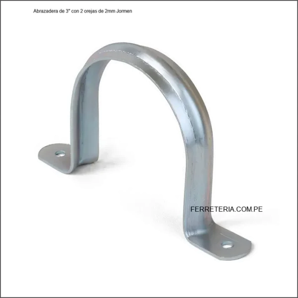Abrazadera 3" 2 Orejas 2mm Jormen - Firme y Resistente