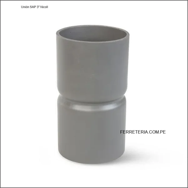 Unión SAP 3" Nicoll - Accesorio PVC para conexiones eléctricas